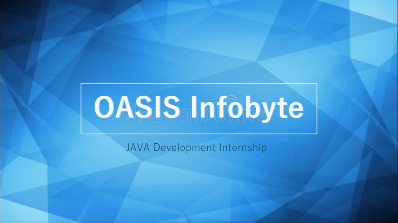 Abhishek Dixit on LinkedIn: #java #javaprogramming #oasisinfobyte # ... Abhishek Dixit on LinkedIn: #java #javaprogramming #oasisinfobyte # ...