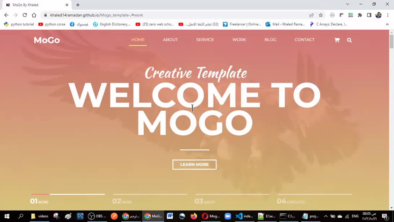Khaled Ramadan on LinkedIn: MOGO template by HTML, SCSS, Bootstrap code Khaled Ramadan on LinkedIn: MOGO template by HTML, SCSS, Bootstrap code