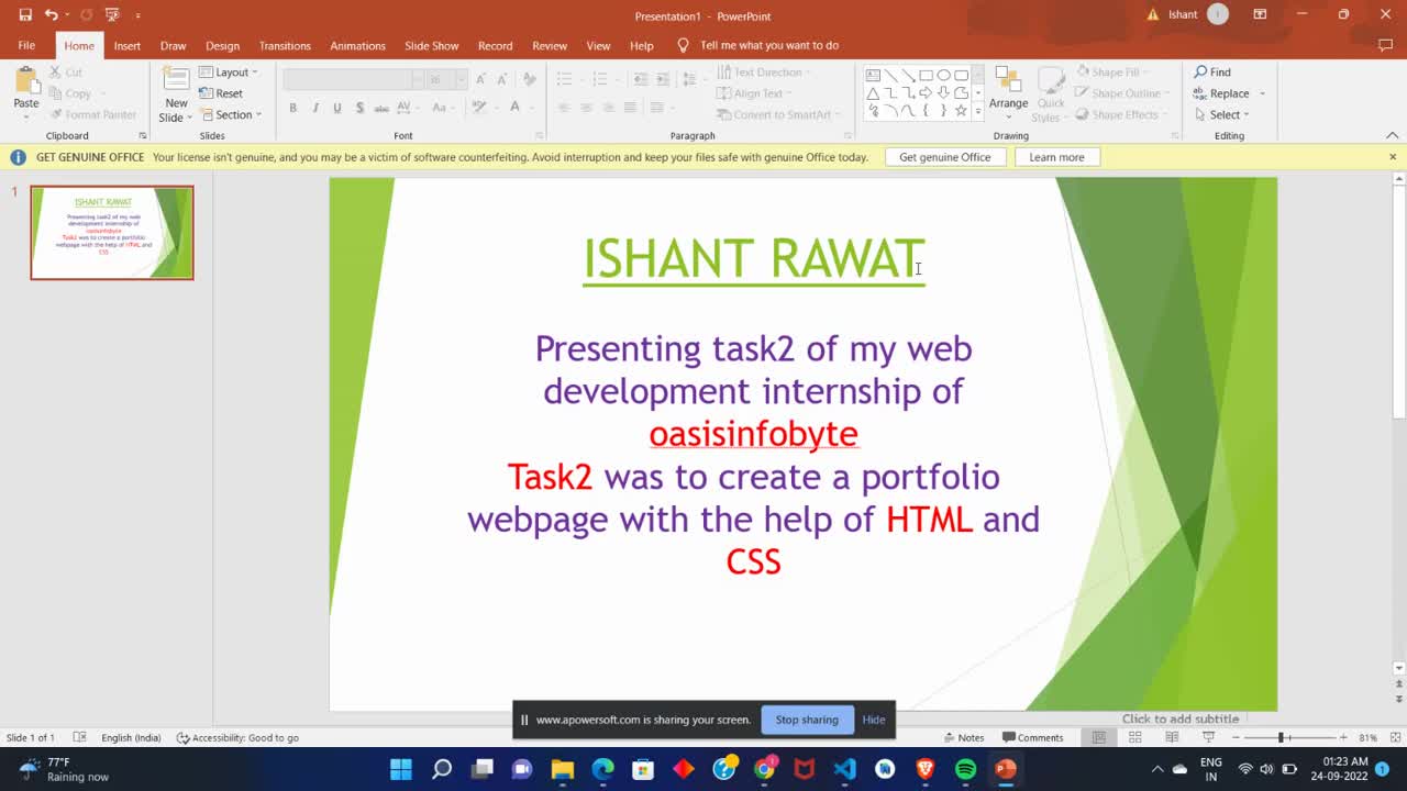Ishant Rawat on LinkedIn: #internship #html #css #oasisinfobyte #github Ishant Rawat on LinkedIn: #internship #html #css #oasisinfobyte #github