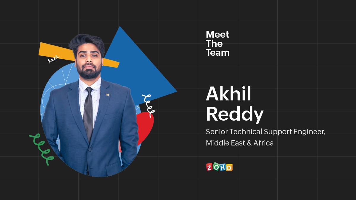 Meet the team: Akhil Reddy | Zoho Africa Meet the team: Akhil Reddy | Zoho Africa