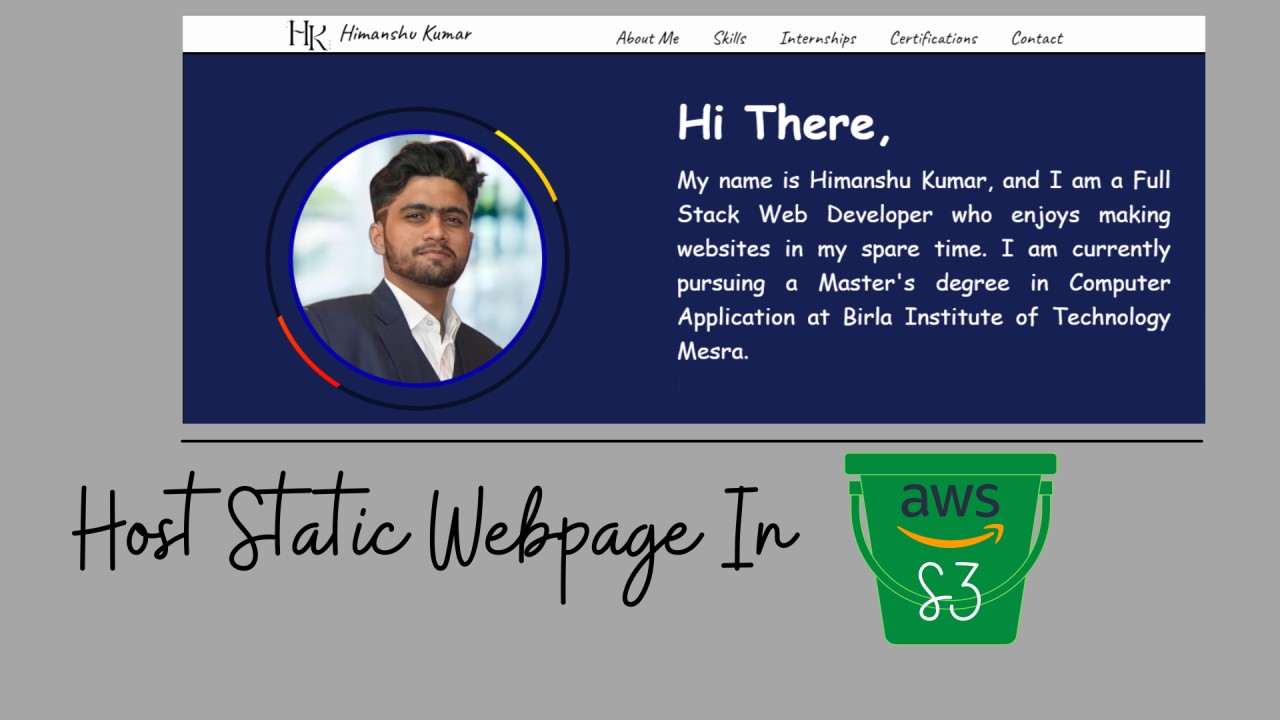 Himanshu Kumar on LinkedIn: #aws #awss3 #righteducation #sharingiscaring Himanshu Kumar on LinkedIn: #aws #awss3 #righteducation #sharingiscaring