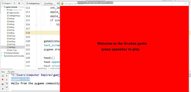 Ritik Pal on LinkedIn: #python #pygame #snakegame Ritik Pal on LinkedIn: #python #pygame #snakegame