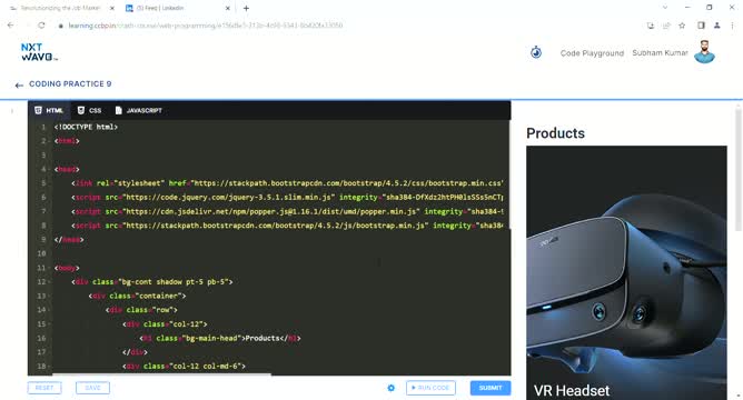 Subham Kumar Padhi on LinkedIn: #day9 #30daysofcode #ccbpintensive # ... Subham Kumar Padhi on LinkedIn: #day9 #30daysofcode #ccbpintensive # ...