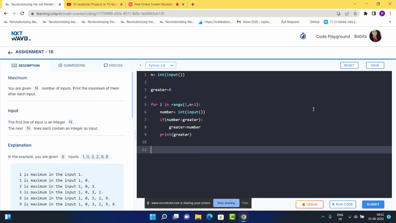 Ray Babita on LinkedIn: #100daysofcodechallenge #day17 #python ... Ray Babita on LinkedIn: #100daysofcodechallenge #day17 #python ...