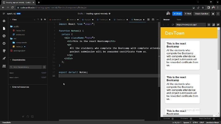 Ayush Raj on LinkedIn: #devtown #coding #reactjs #javascript # ... Ayush Raj on LinkedIn: #devtown #coding #reactjs #javascript # ...