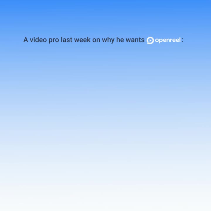 OpenReel on LinkedIn: #videoforbusiness #videomarketing #videocreation ... OpenReel on LinkedIn: #videoforbusiness #videomarketing #videocreation ...