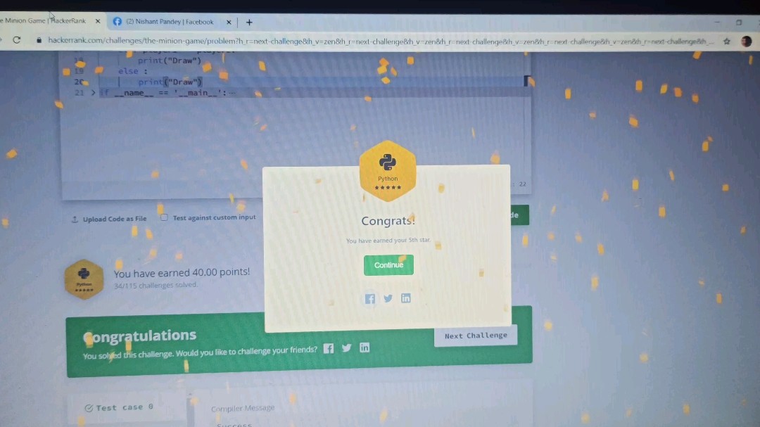 Nishant Pandey on LinkedIn: Finally, I achieved the Gold badge on ... Nishant Pandey on LinkedIn: Finally, I achieved the Gold badge on ...