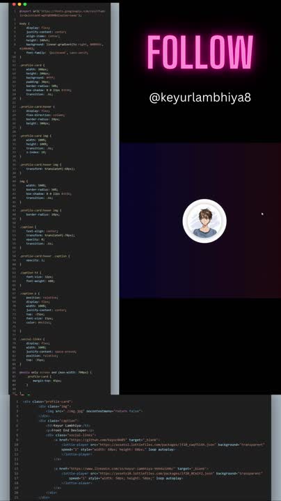 Keyur Lambhiya on LinkedIn: #365daysofcode #css #html #programming # ... Keyur Lambhiya on LinkedIn: #365daysofcode #css #html #programming # ...