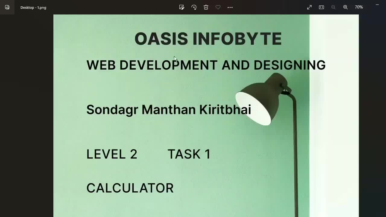 Manthan Sondagar on LinkedIn: #task1 #oasisinfobyte #internship # ... Manthan Sondagar on LinkedIn: #task1 #oasisinfobyte #internship # ...