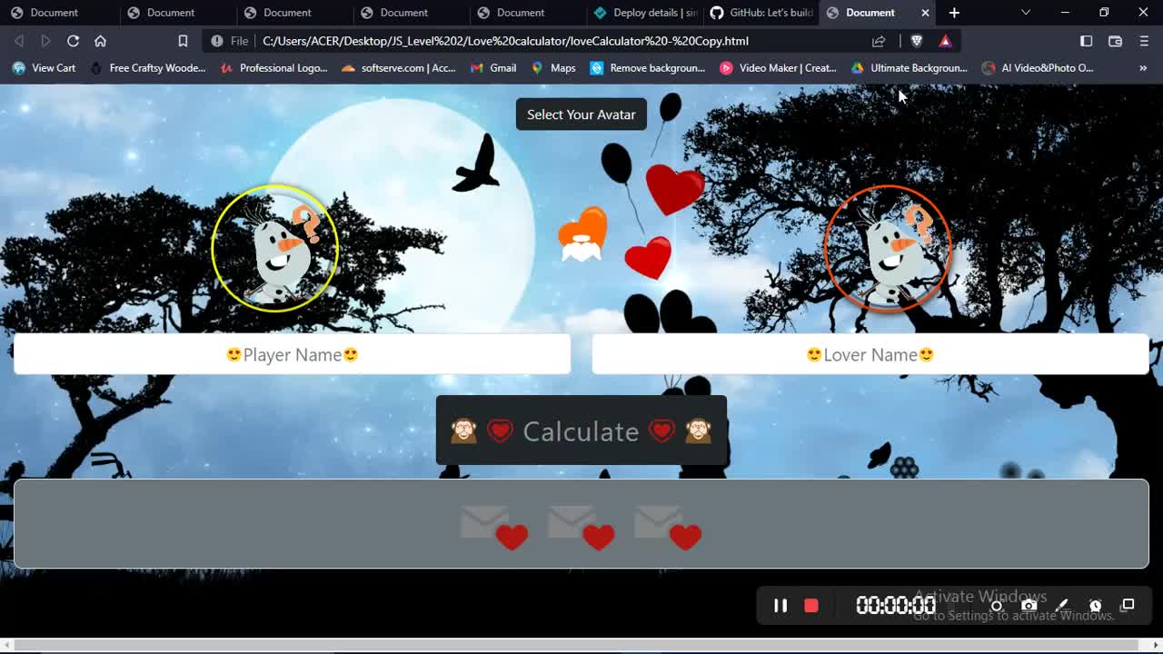 Kehinde Olaleye on LinkedIn: #lovecalculator #javascriptmagic # ... Kehinde Olaleye on LinkedIn: #lovecalculator #javascriptmagic # ...