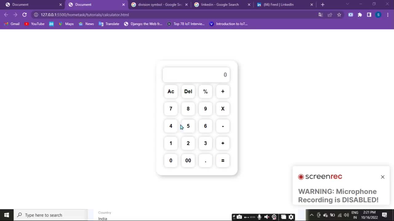 Satyam Maddheshiya on LinkedIn: #javascript #css #html #calculator Satyam Maddheshiya on LinkedIn: #javascript #css #html #calculator