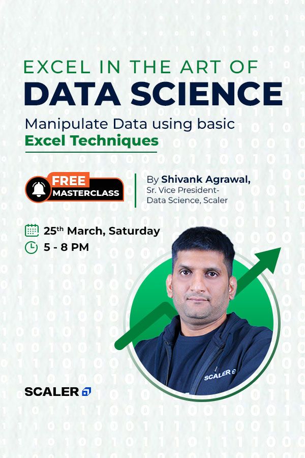 Scaler on LinkedIn: Solve Data Science Problems using Excel Scaler on LinkedIn: Solve Data Science Problems using Excel