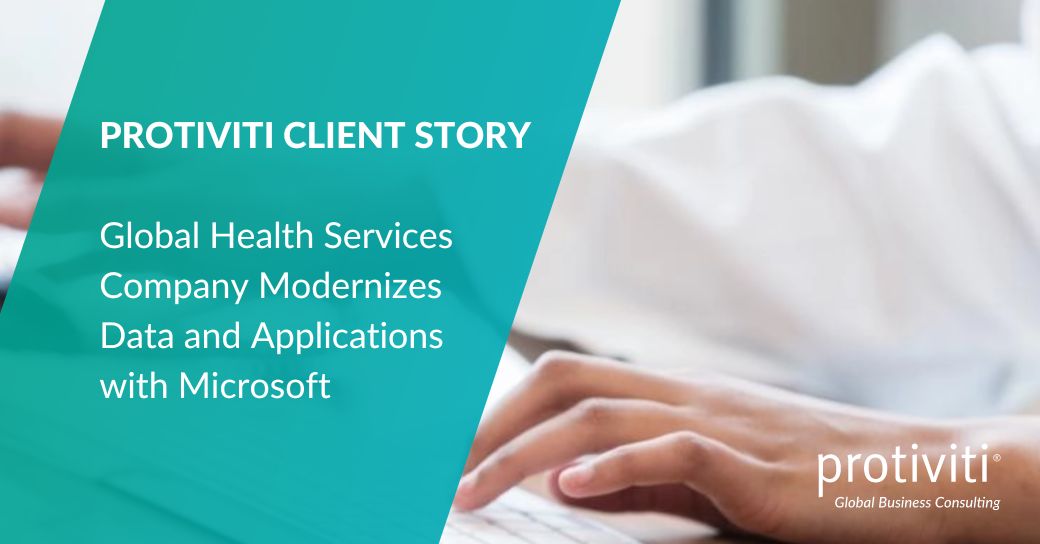 Global health services company modernizes data and applications with ... Global health services company modernizes data and applications with ...