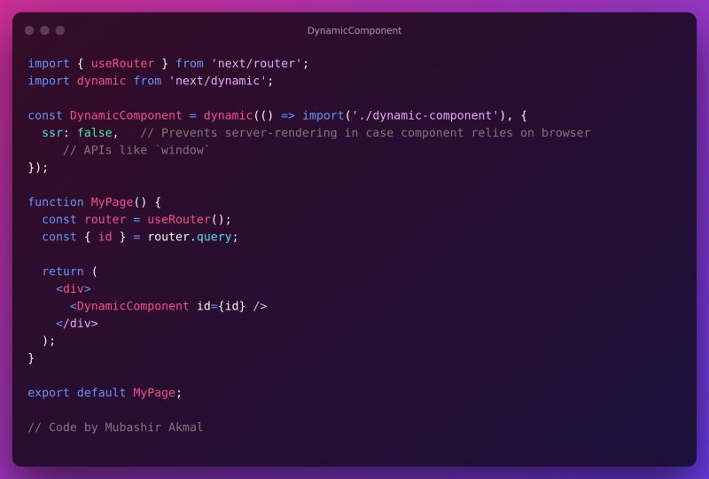 Mubashir Akmal on LinkedIn: #nextjs #nextjs Mubashir Akmal on LinkedIn: #nextjs #nextjs