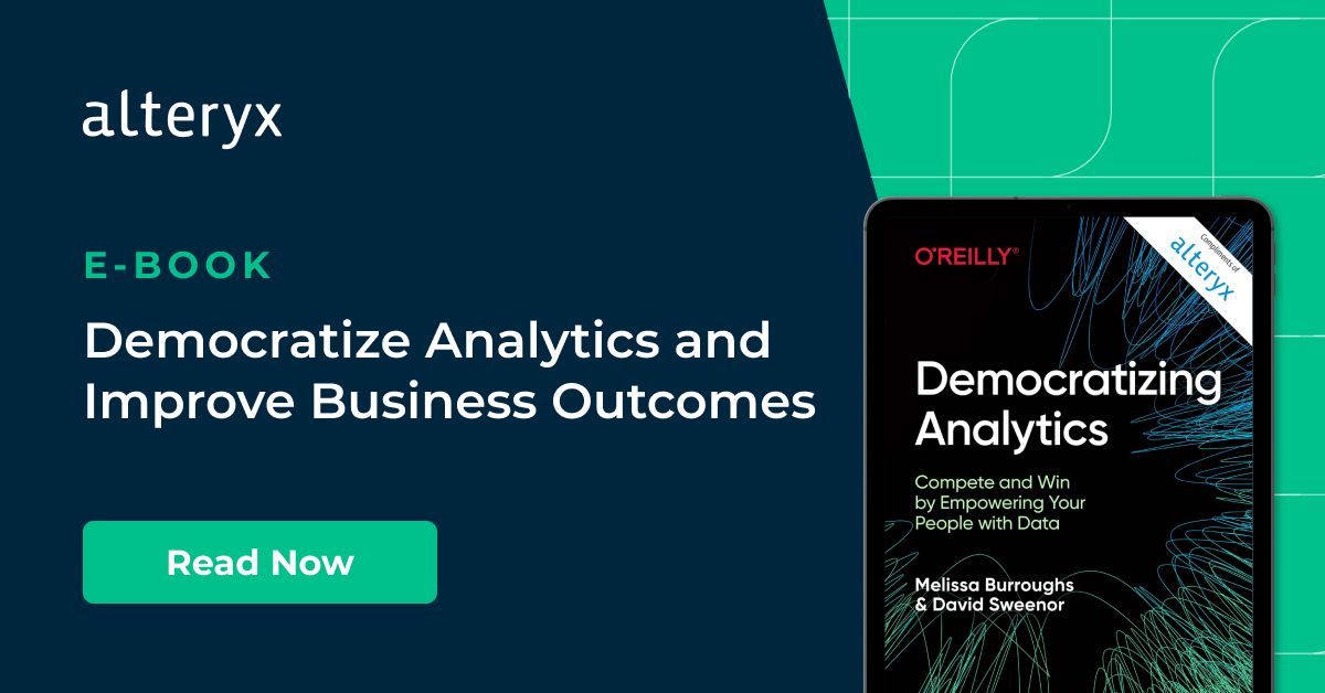 Alteryx on LinkedIn: Democratize Analytics and Improve Business Outcomes Alteryx on LinkedIn: Democratize Analytics and Improve Business Outcomes