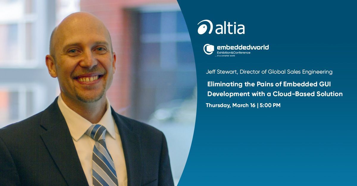 Altia on LinkedIn: Embedded World - Schedule a Meeting - Altia - User ... Altia on LinkedIn: Embedded World - Schedule a Meeting - Altia - User ...