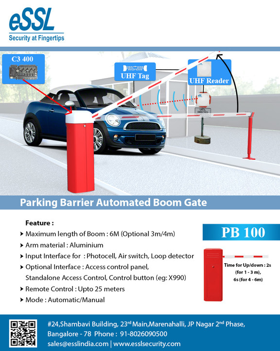 Parking Barrier Automated Boom Gate Parking Barrier Automated Boom Gate