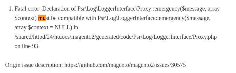 Magento 2.4.1 or 2.4.2: Fatal error: Declaration of Psr\Log ... Magento 2.4.1 or 2.4.2: Fatal error: Declaration of Psr\Log ...