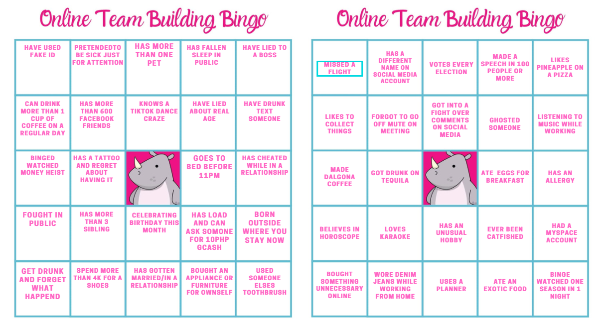 Virtual Team Building Bingo Ideas🎉 Bem-vindo à diversão sem limites com ... Virtual Team Building Bingo Ideas🎉 Bem-vindo à diversão sem limites com ...