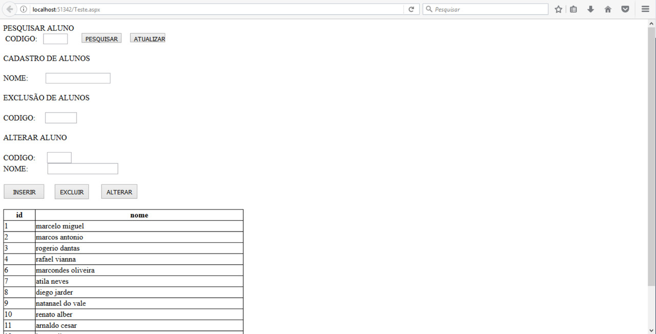 CRIANDO UM CRUD COM ASP.NET COM MYSQL CRIANDO UM CRUD COM ASP.NET COM MYSQL