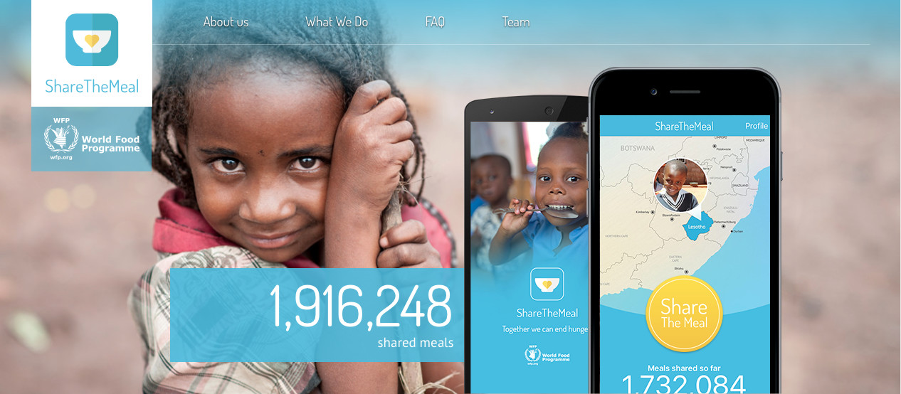 Help children in need with just a tap and 50 cents Help children in need with just a tap and 50 cents
