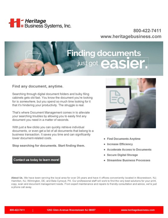 Finding Documents just got easier. Finding Documents just got easier.