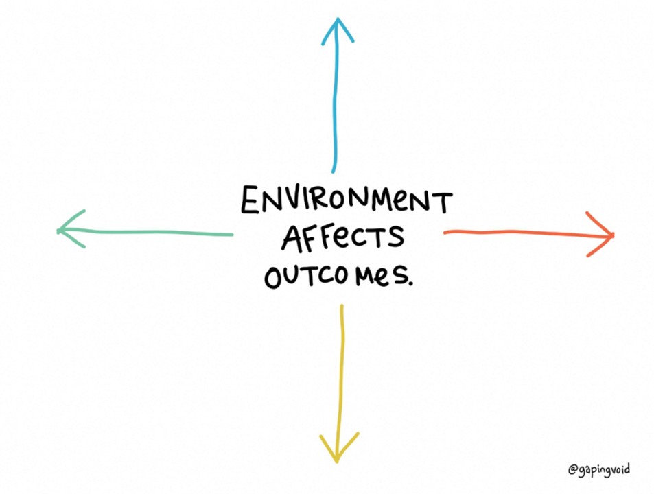 Environment Affects Outcomes Environment Affects Outcomes