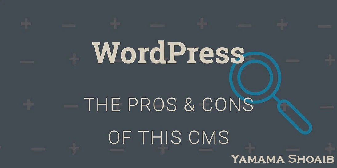 Pros & Cons Of WordPress By Yamama Shoaib Pros & Cons Of WordPress By Yamama Shoaib