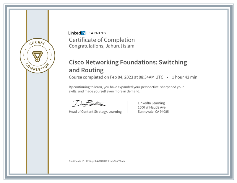 Jahurul Islam on LinkedIn: Certificate of Completion Jahurul Islam on LinkedIn: Certificate of Completion