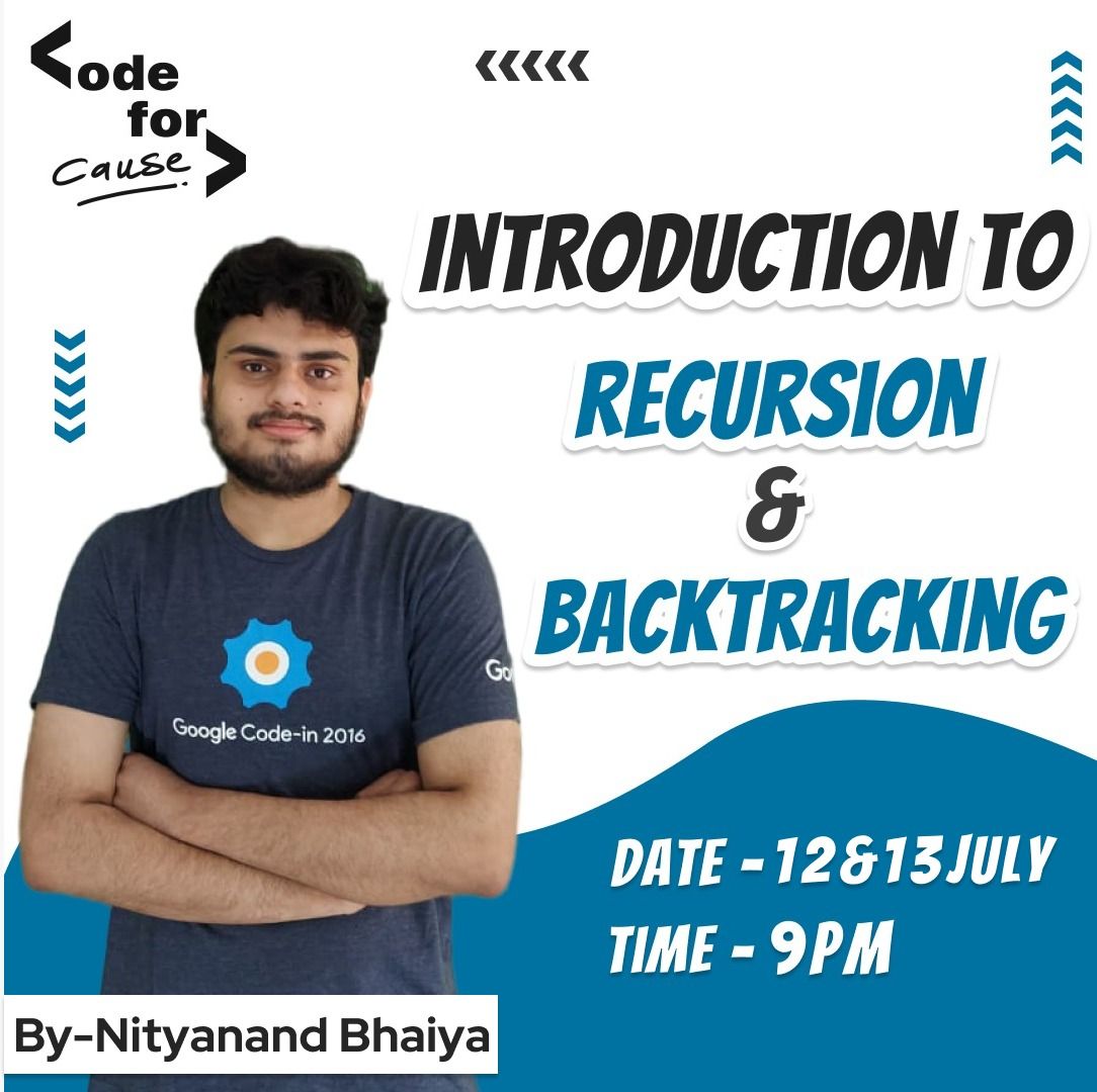 Code for Cause on LinkedIn: #coding #recursion #backtracking #dsa Code for Cause on LinkedIn: #coding #recursion #backtracking #dsa