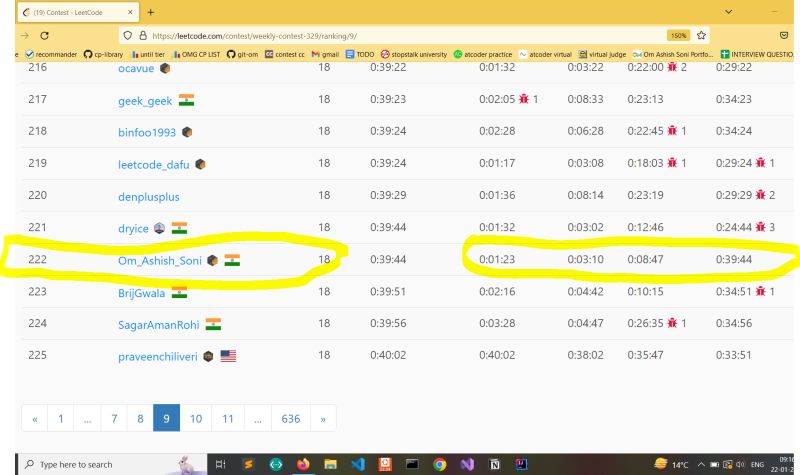Om Soni on LinkedIn: #motivation #leetcode #competitiveprogramming Om Soni on LinkedIn: #motivation #leetcode #competitiveprogramming