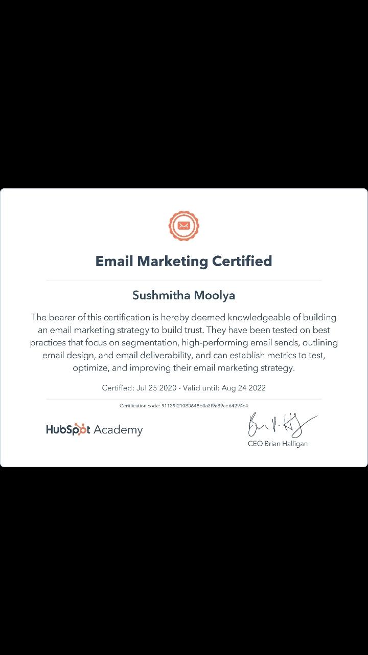 Sushmitha Moolya posted on LinkedIn Sushmitha Moolya posted on LinkedIn