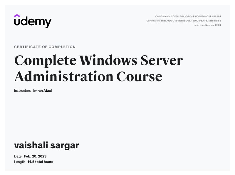 I am happy to share that I've obtained new certification Complete ... I am happy to share that I've obtained new certification Complete ...