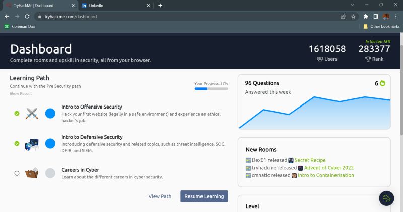 Shivansh Shukla on LinkedIn: #linux #cyber #tryhackme Shivansh Shukla on LinkedIn: #linux #cyber #tryhackme