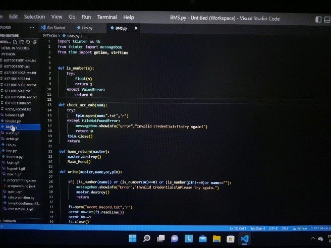 BANKING MANAGEMENT SYSTEM #pythonprogramming | Pranav Pandey BANKING MANAGEMENT SYSTEM #pythonprogramming | Pranav Pandey