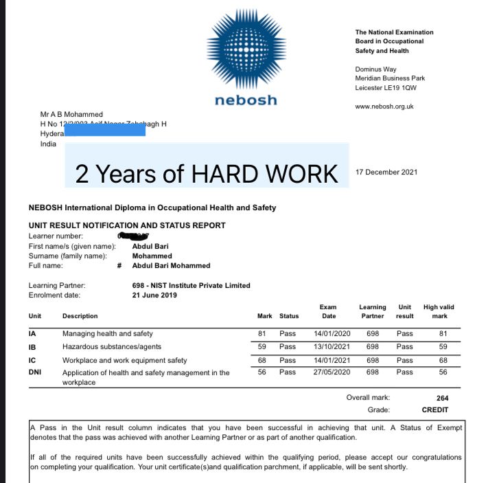 ABDUL BARi ( IDIP NEBOSH ) ( GRADIOSH ) . on LinkedIn: NEBOSH ... ABDUL BARi ( IDIP NEBOSH ) ( GRADIOSH ) . on LinkedIn: NEBOSH ...