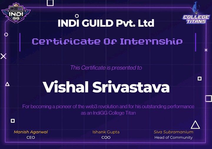 #web3 #web3gaming | Vishal Kumar Srivastava #web3 #web3gaming | Vishal Kumar Srivastava