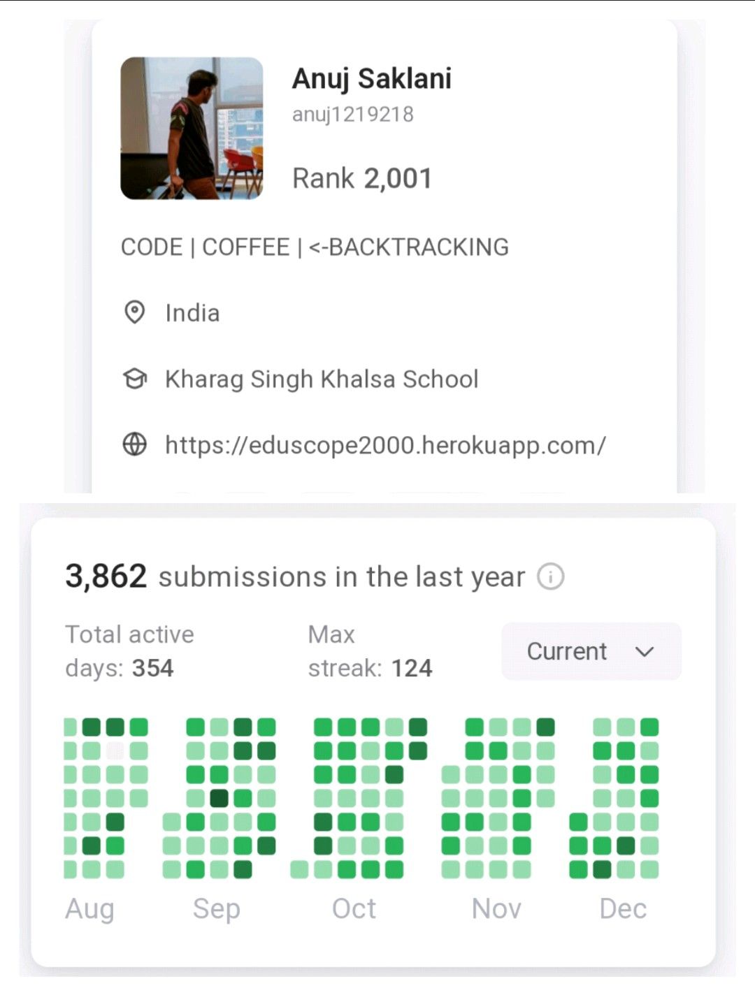 Anuj Saklani on LinkedIn: #leetcode #consistency #sde #trending #cfbr ... Anuj Saklani on LinkedIn: #leetcode #consistency #sde #trending #cfbr ...