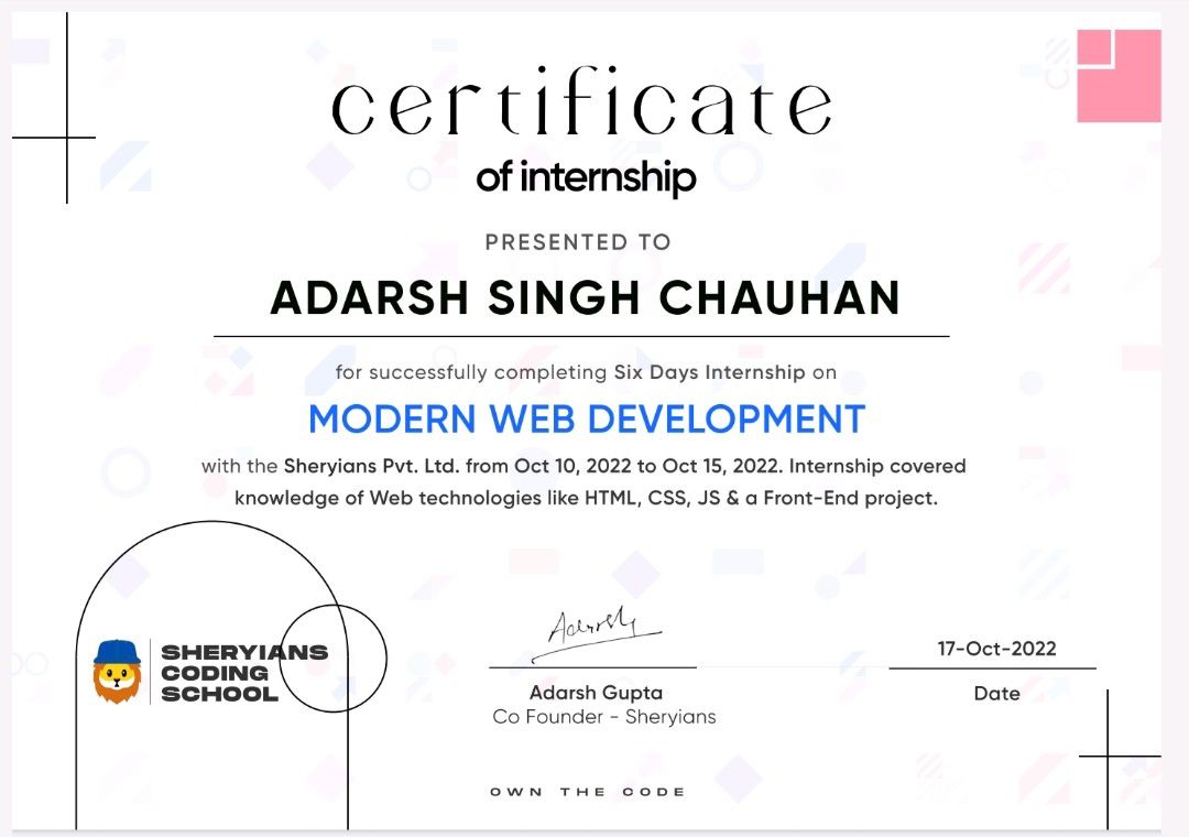 Adarsh Singh Chauhan on LinkedIn: #webdevelopment # ... Adarsh Singh Chauhan on LinkedIn: #webdevelopment # ...