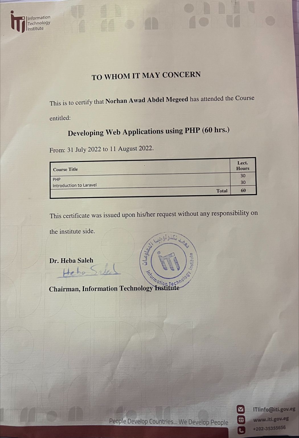 Norhan Awad on LinkedIn: #php #laravel #mysql #html #css Norhan Awad on LinkedIn: #php #laravel #mysql #html #css