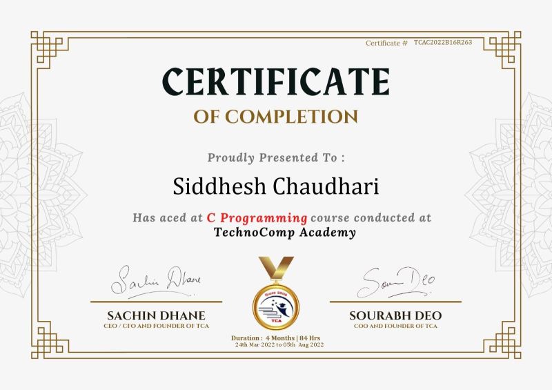 #cprogramming #pune #learning | Siddhesh Chaudhari #cprogramming #pune #learning | Siddhesh Chaudhari