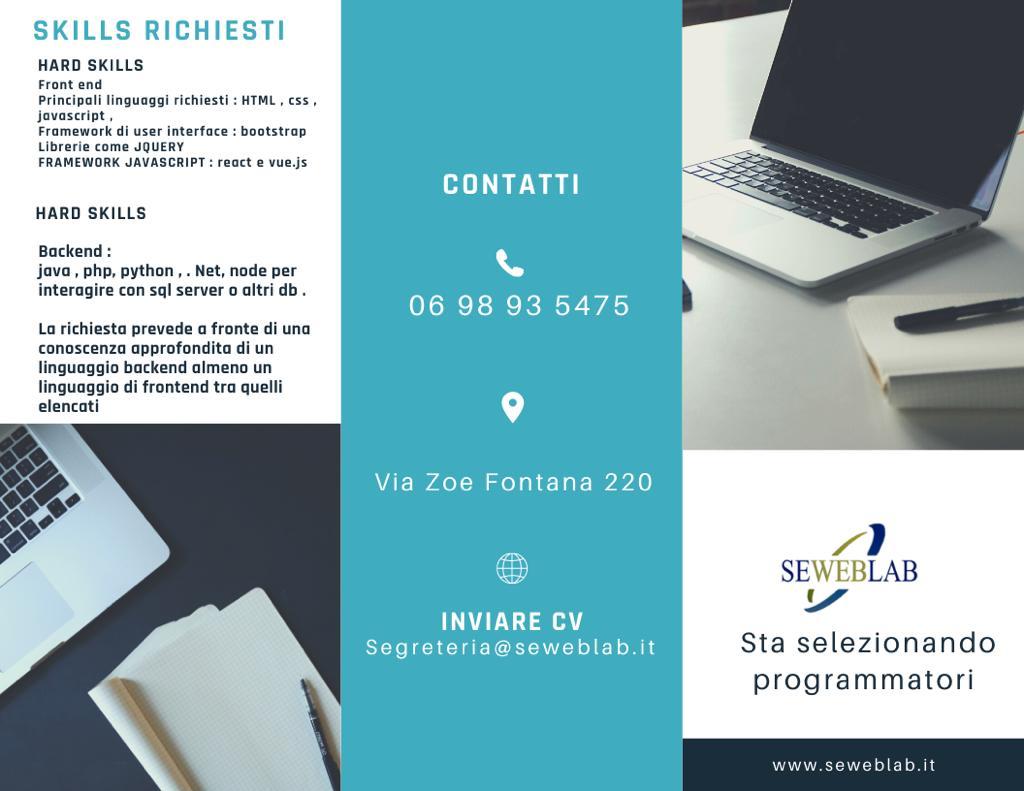 SEWEBLAB S.r.l. on LinkedIn: #javascript #bootstrap #html #css #php # ... SEWEBLAB S.r.l. on LinkedIn: #javascript #bootstrap #html #css #php # ...