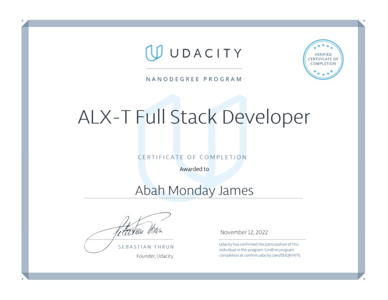Michael Monday Abah on LinkedIn: #fullstackdeveloper Michael Monday Abah on LinkedIn: #fullstackdeveloper