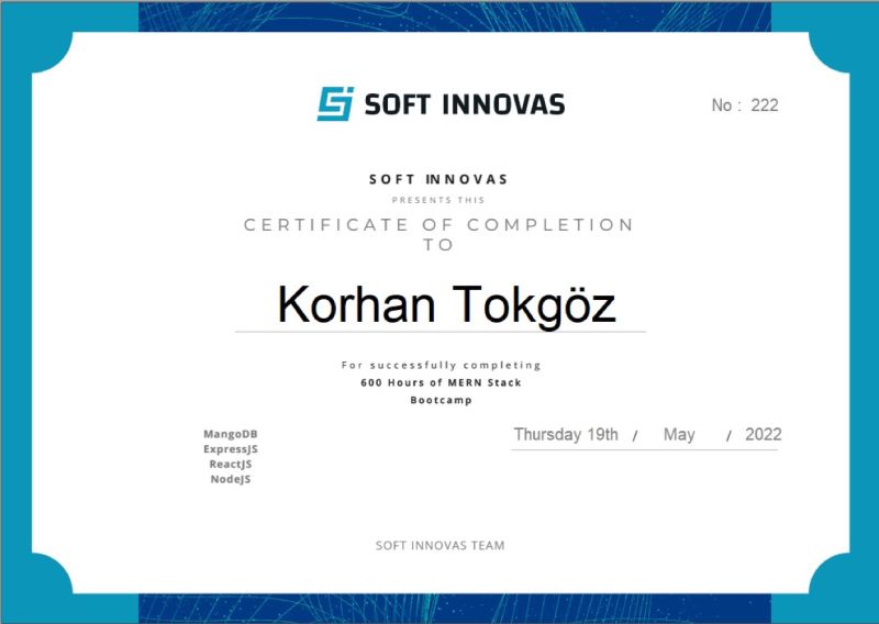 Korhan Tokgöz auf LinkedIn: #developer #reactjs #nodejs #mongodb # ... Korhan Tokgöz auf LinkedIn: #developer #reactjs #nodejs #mongodb # ...