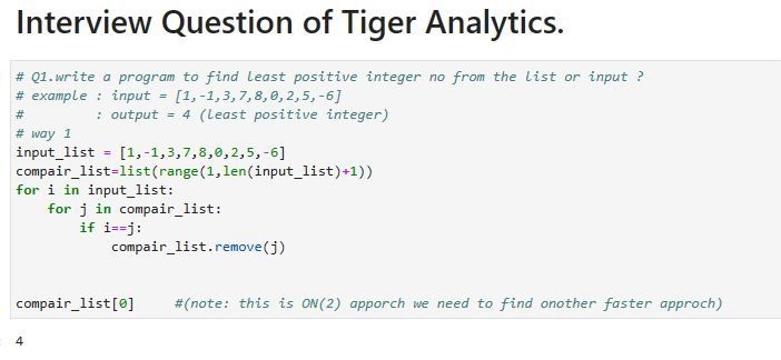Vikrant Singh on LinkedIn: #question #tigeranalytics #pythonprogramming ... Vikrant Singh on LinkedIn: #question #tigeranalytics #pythonprogramming ...
