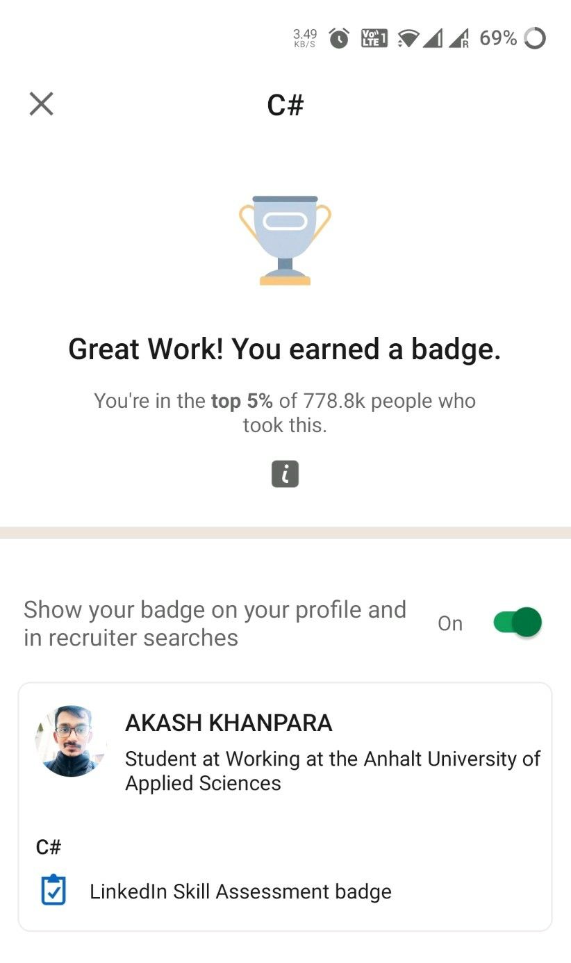 #linkedinskillassessment #csharp #programming | Akash Sureshbhai Khanpara #linkedinskillassessment #csharp #programming | Akash Sureshbhai Khanpara