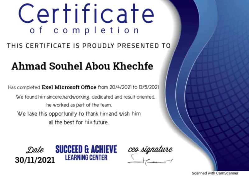 Ahmad Abou Khechfe on LinkedIn: #msexcel #msexceltraining Ahmad Abou Khechfe on LinkedIn: #msexcel #msexceltraining