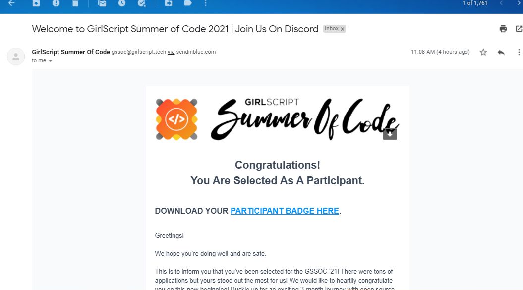 Nikita Gupta on LinkedIn: #selected #gssoc #opensource # ... Nikita Gupta on LinkedIn: #selected #gssoc #opensource # ...