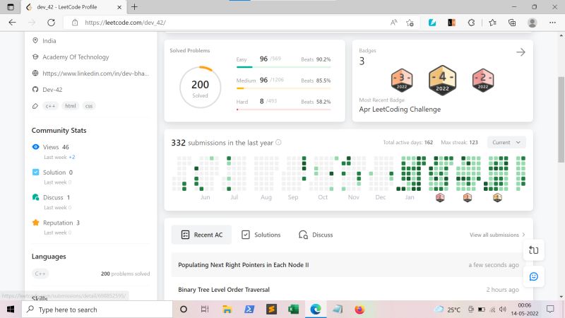 Dev Bhattacharya on LinkedIn: #leetcode #problemsolving #lovecoding # ... Dev Bhattacharya on LinkedIn: #leetcode #problemsolving #lovecoding # ...