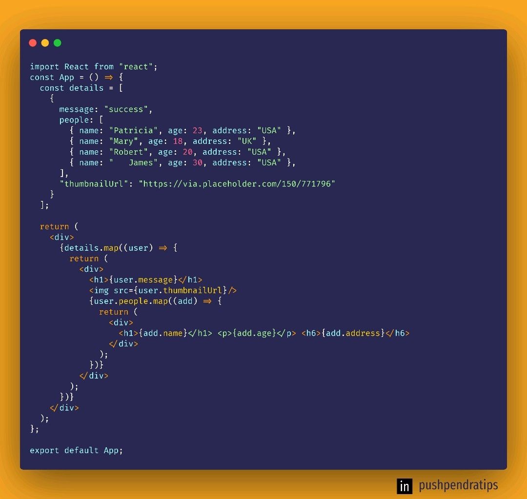 Pushpendra Tripathi on LinkedIn: #pushpendratips #react #javascript # ... Pushpendra Tripathi on LinkedIn: #pushpendratips #react #javascript # ...